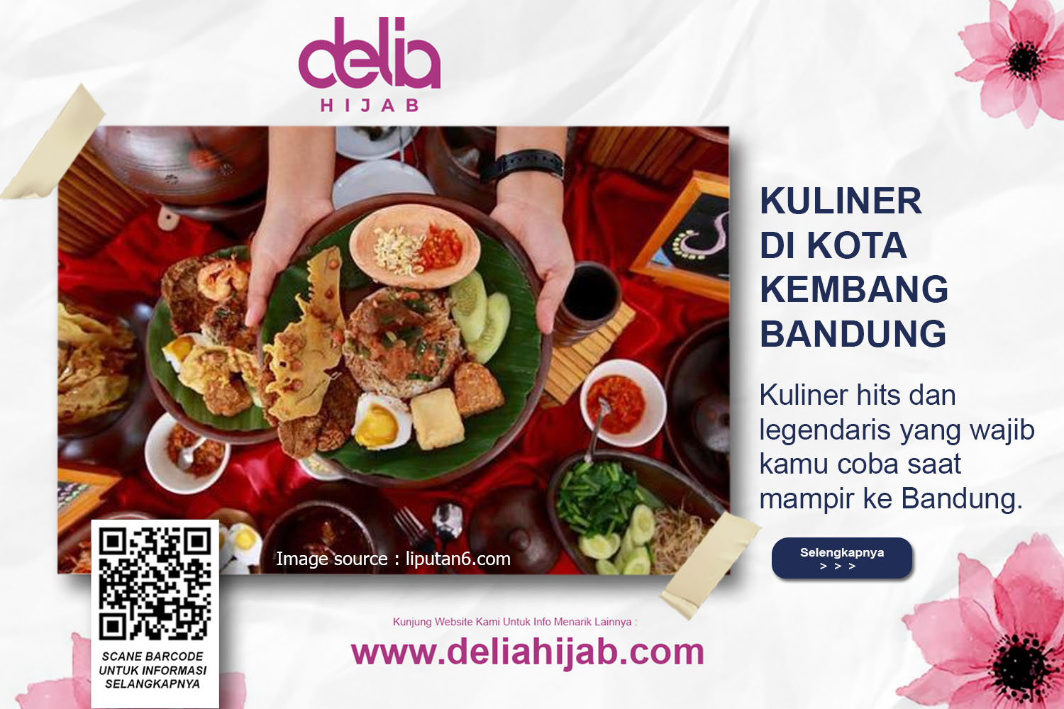 Daftar Kuliner Bandung Legendaris dan Hits - Delia Hijab